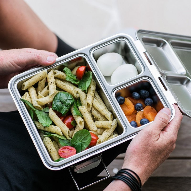 Little Lunch Box Co. - Stainless Maxi | Stålmadkasse med Ruminddeling